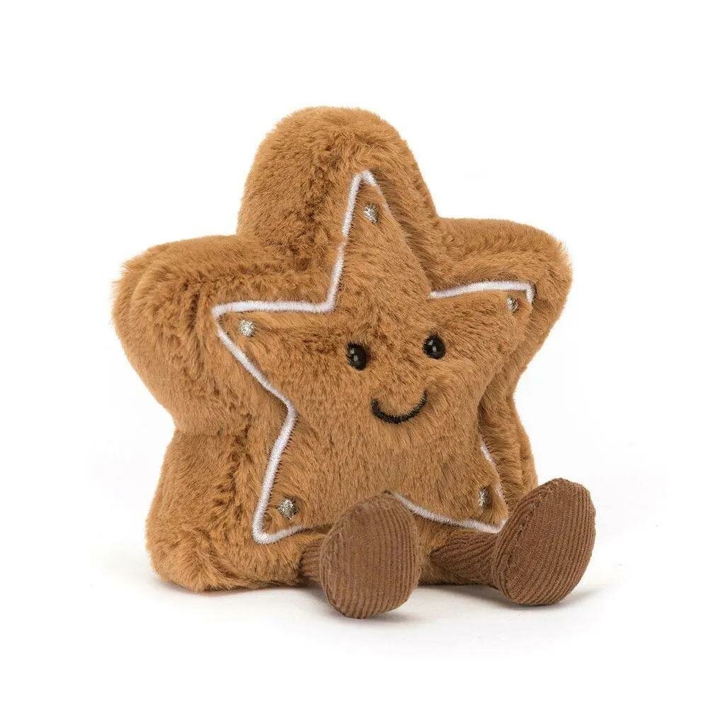 Игрушка плюшевая Plush Comfort Toy, Amuseables Star Cookie, размер 10 см, материал пуховый бархат и фальшивый велюр, производство Китай, для всех возрастов начиная с новорожденных