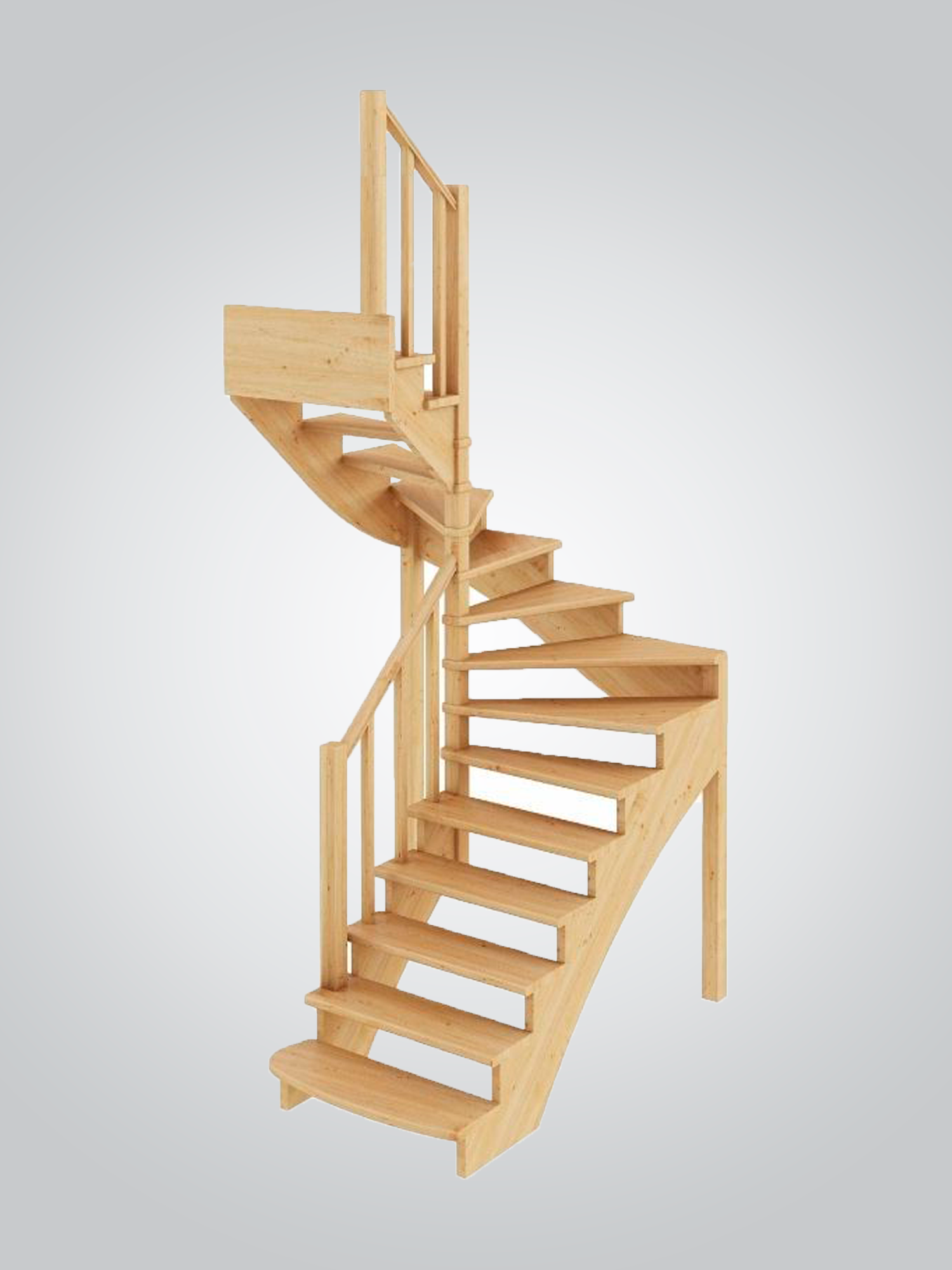 Лестница на второй этаж К-003м/3 Левая