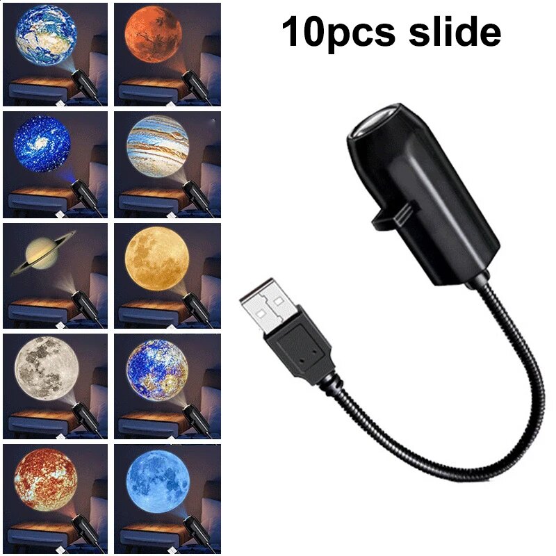 USB ночник-проектор «Планета» A6