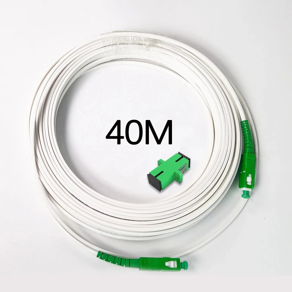 Внутренний оптический кабель Патч-корд FTTH 3M-120M Оптический кабель SC/APC-SC/APC G657A2 LSZH Fibra Optica Кабель Бесплатный адаптер