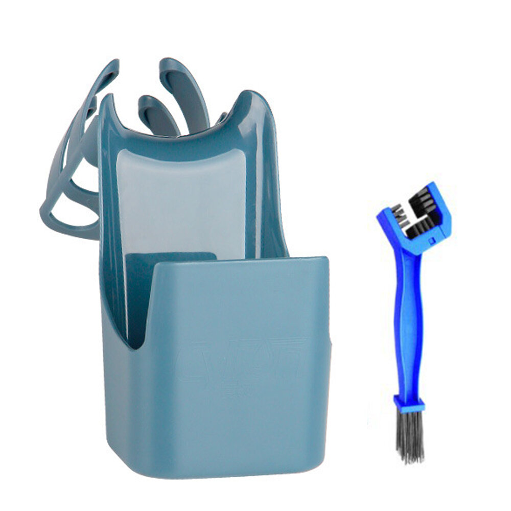 Инструмент для очистки цепи велосипеда и мотоцикла, контейнер для хранения жира и грязи, запорный ящик для защиты от брызг масла, аксессуар для очистки цепи, Set A, Set B, синий, ABS, размер упаковки 250*150*10мм, вес упаковки 100г, Set A: 1 контейнер