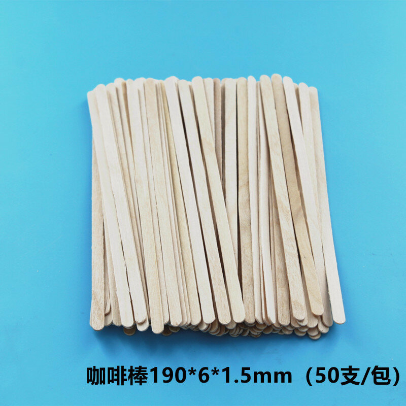 Одноразовые ложки, одноразовые деревянные вилки, деревянные ложки, деревянные ножи, набор из 50 деревянных ложек, кофейные палочки, десертные ложки