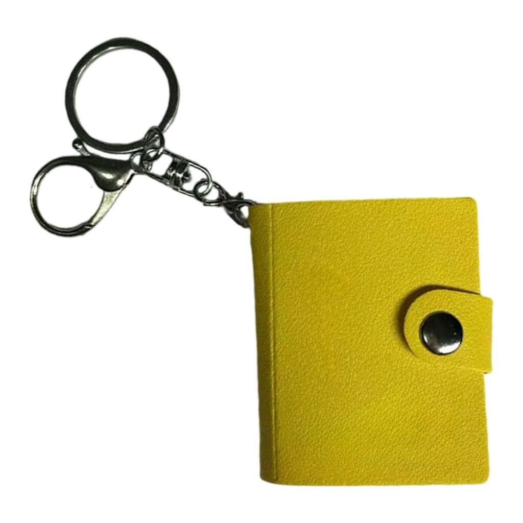 Мини-альбом для фотокарточек с брелоками, Желтый