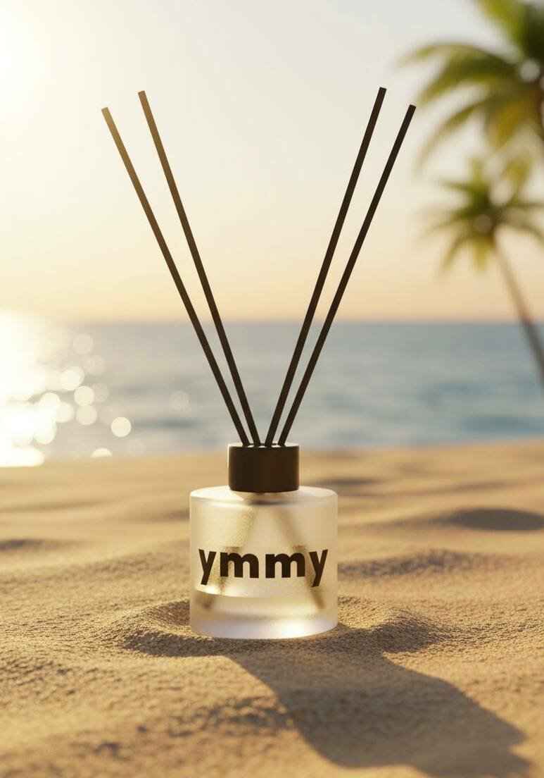 Ароматический диффузор ymmy, "Море и Солнце", ручная работа, 100мл