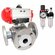 Кран шаровой DN.ru 316-316-PTFE Ду40 Ру16 полнопроходной, тип L, фланцевый, корп...