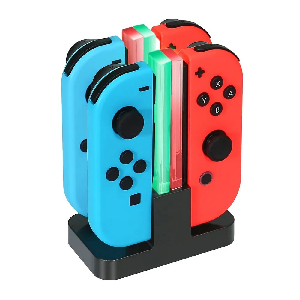Зарядная док-станция Joy con INNVO 4 в 1 Джойкон зарядное устройство для Nintendo Switch