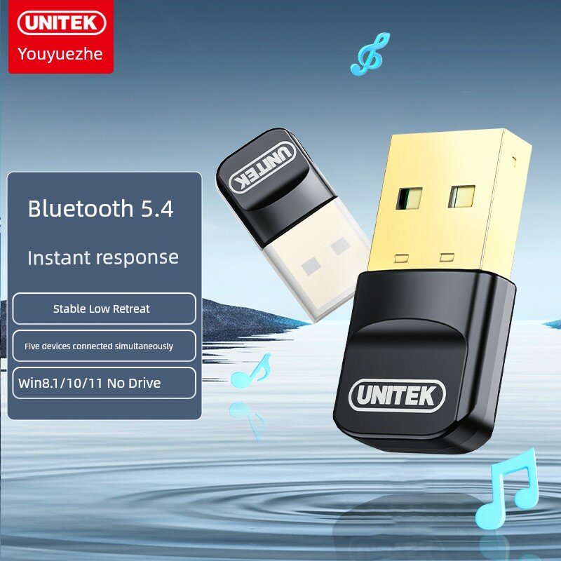 Супериор Блютуз 5.4 Адаптер Подключение без Драйверов для Windows 8 10 11 USB Приемник Беспроводные Наушники