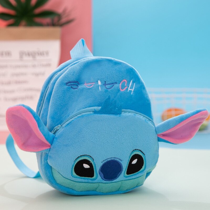 Charming kids outdoor bags plush mini backpack perfect for school and playtime activities stitch