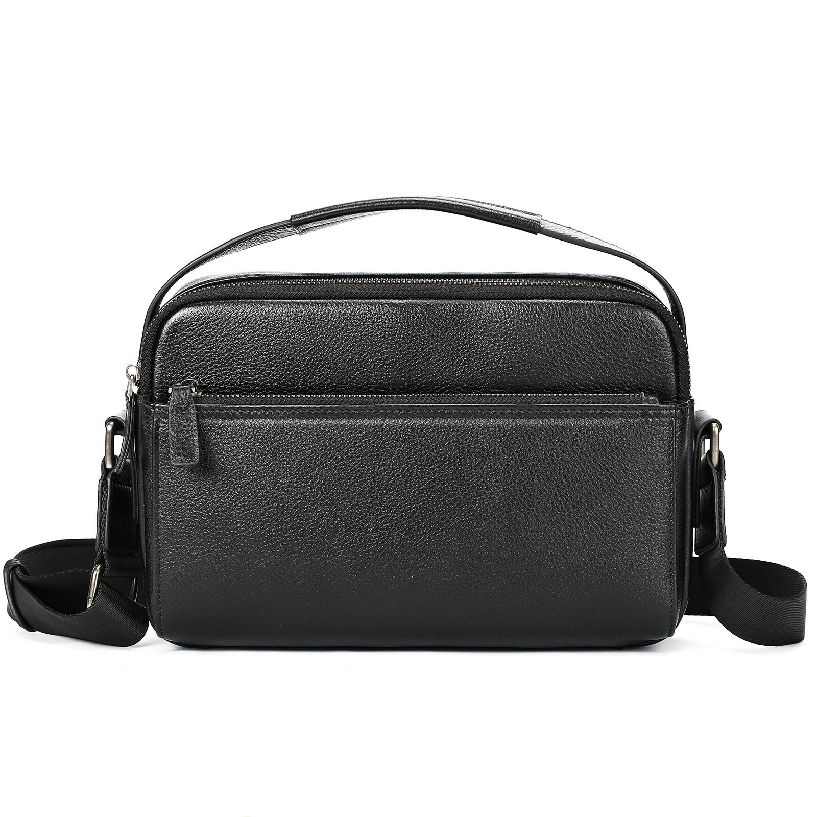 Высококачественная сумка на плечо из кожи растительного дубления, новая мужская горизонтальная квадратная сумка через плечо из натуральной кожи, многофункциональная сумка для мобильного телефона