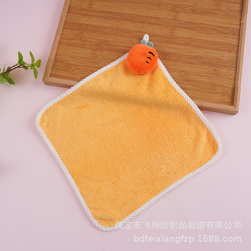 Креативный мультяшный подвесной квадратный полотенец-игрушка в виде милого животного, сувенирная кукла, полотенце для