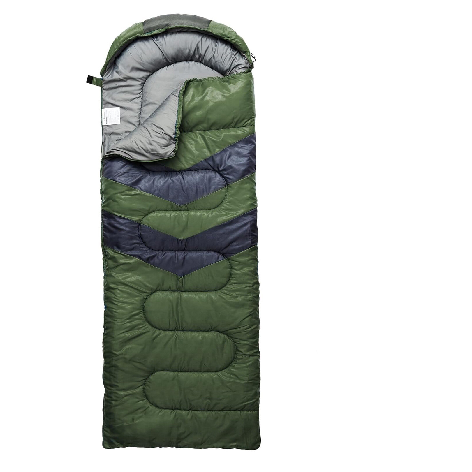 Новый осенне-зимний спальный мешок с капюшоном в стиле конверта для кемпинга, полый хлопковый спальный мешок, спальный мешок для отдыха TEMU