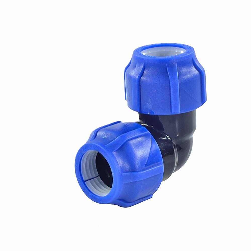 Отвод компрессионный ПЭ Дн 40х90гр Ру16 VALFEX 121001214040