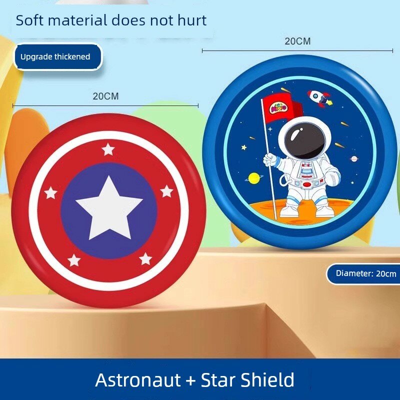 Детский мягкий фрисби для обеспечения безопасности, интерактивная игра для родителей и детей на открытом воздухе,