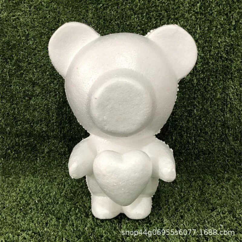 Форма для литья из пенопласта DIY: креативный мишка-эмбрион, различные размеры (мишка, кролик, собака) – идеально для