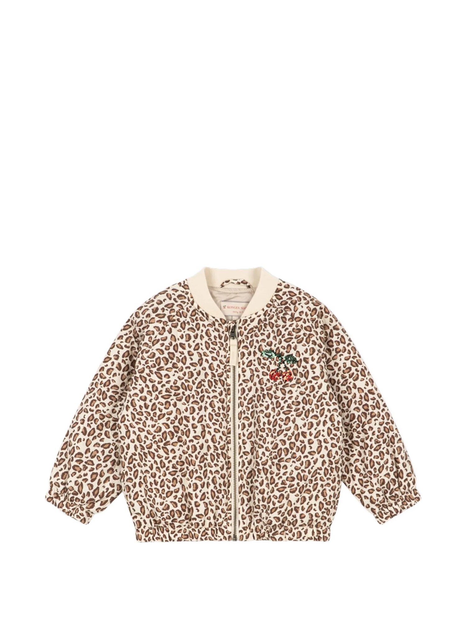 Бомбер Sequin-embellished leopard-pattern bomber jacket