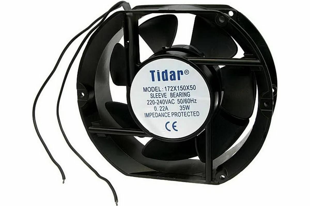 Вентилятор Tidar RQA, 172x150x50 мм, напряжение 220В AC