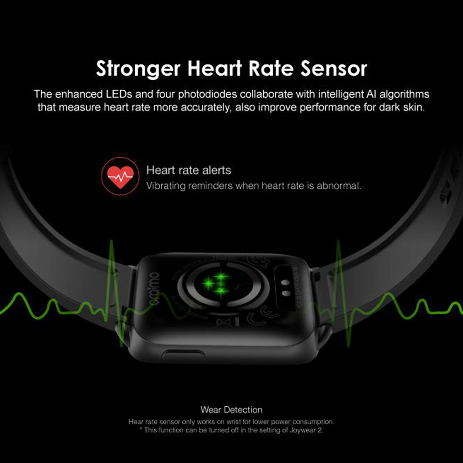 Смарт-часы oraimo osw-16 с bluetooth 5 . 0, экраном 1 . 69 ips, защитой от воды ip68, записью движений и мониторингом сна