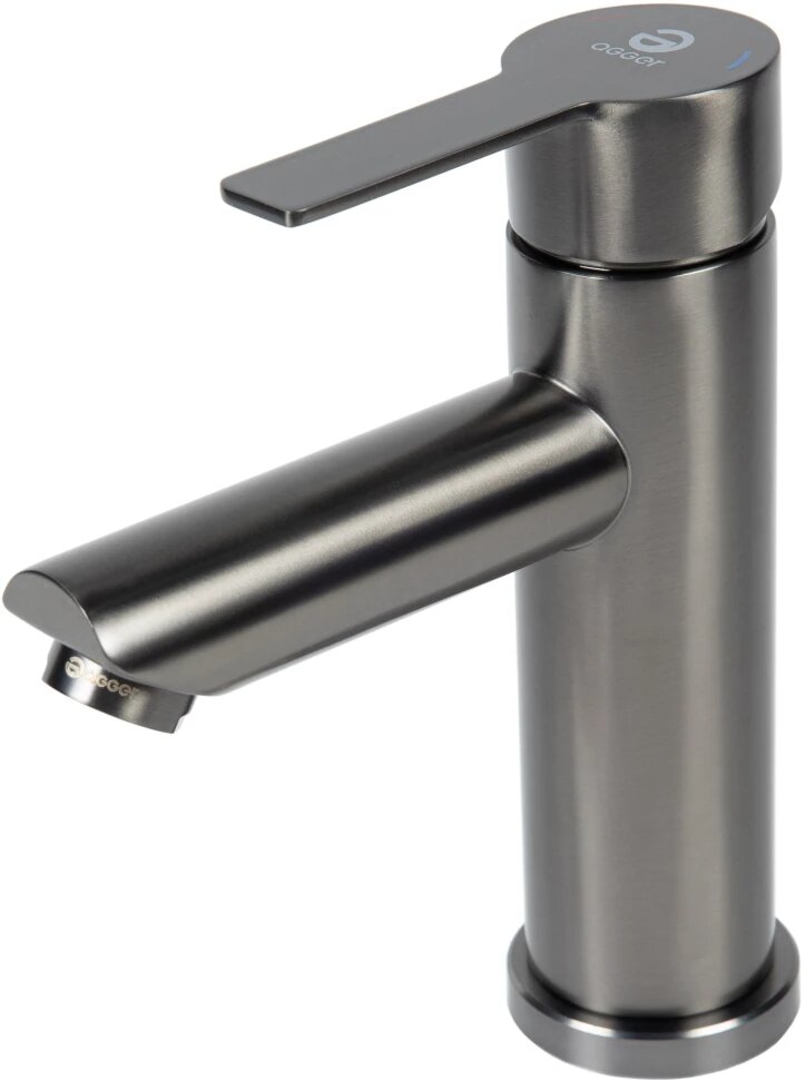 Смеситель для раковины Agger Easy A3102155 без донного клапана, оружейная сталь матовый