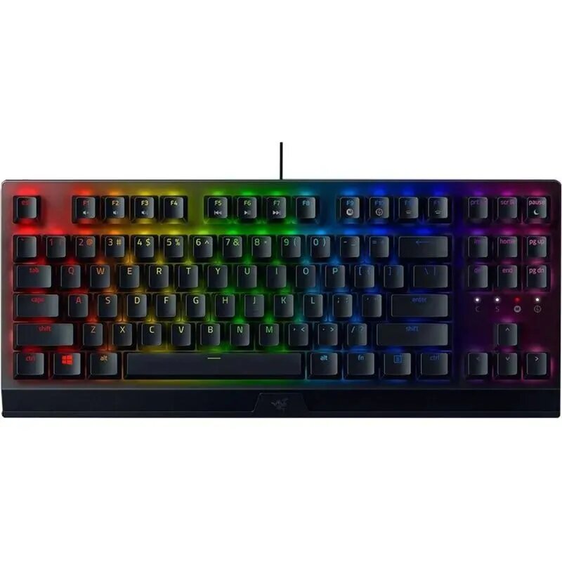 Razer Игровая клавиатура проводная BlackWidow V3 Tenkeyless Competitive Edition, (Razer Green), Английская раскладка, черный