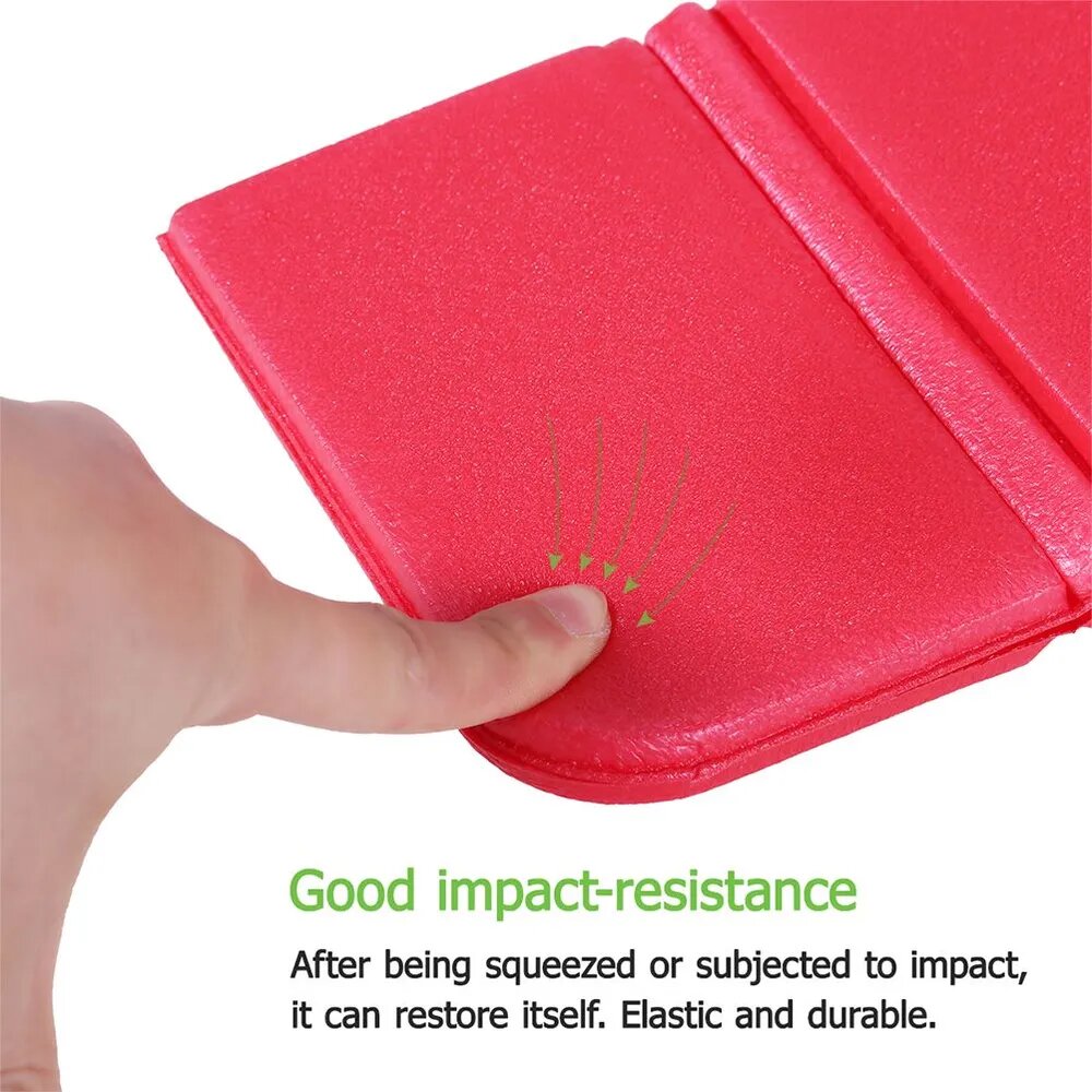 Красные надувные подушки для сидения, водонепроницаемый игровой коврик, складная подушка, походное сиденье