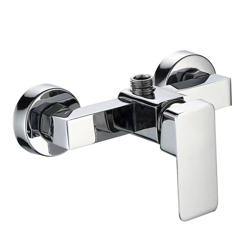 Смеситель для душа с горячей и холодной водой, с крышкой, солнечный смесительный клапан, термостатическая насадка для душа