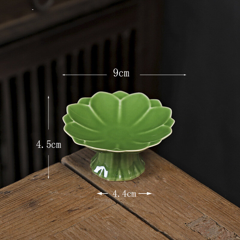 Керамическая тарелка для чая и закусок в китайском стиле, маленькая изысканная тарелка для димсама, тарелка для закусок, тарелка для выпечки, фруктовая тарелка