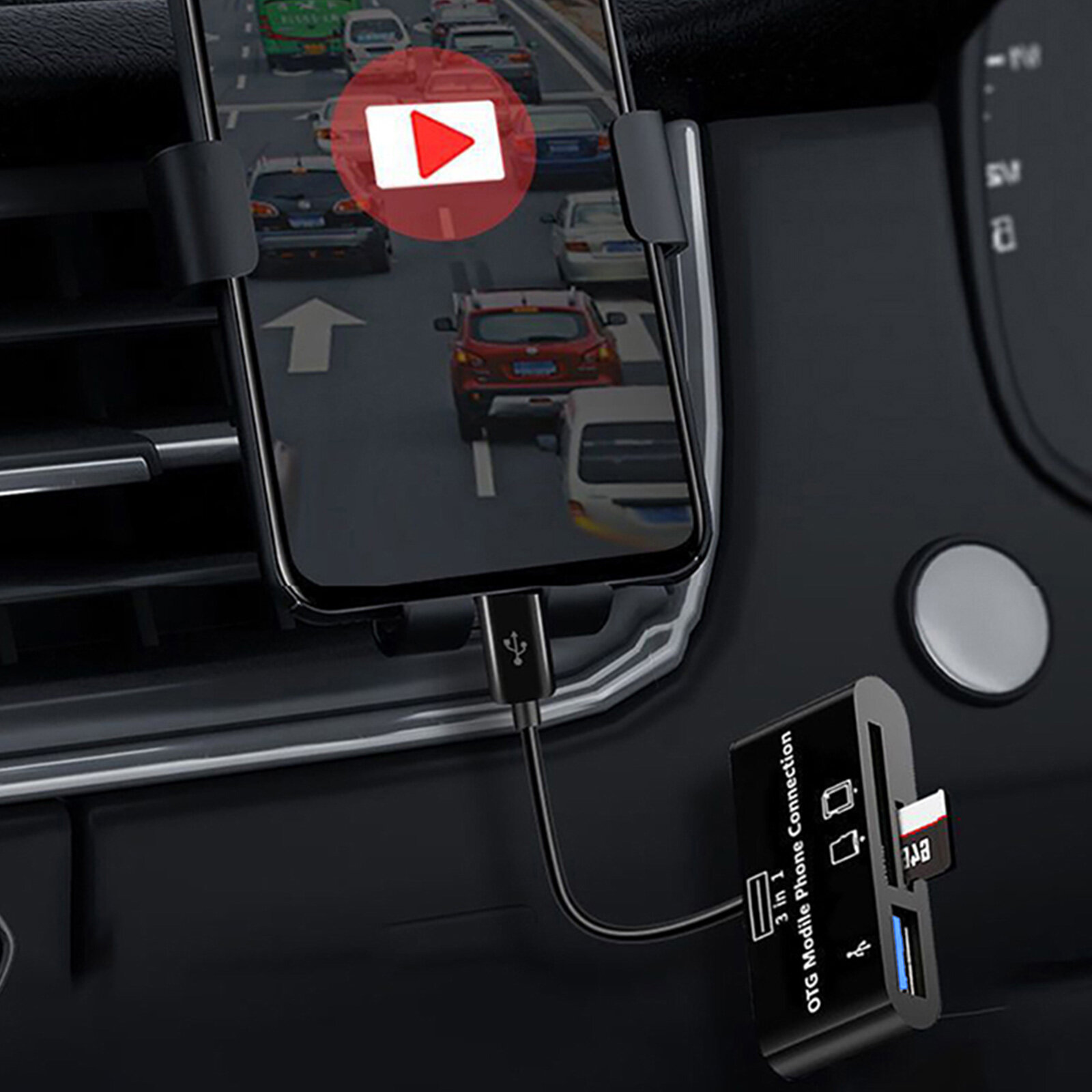 USB Type C Card Remere Carder Compact Flash Adapter для Micro — фото 1