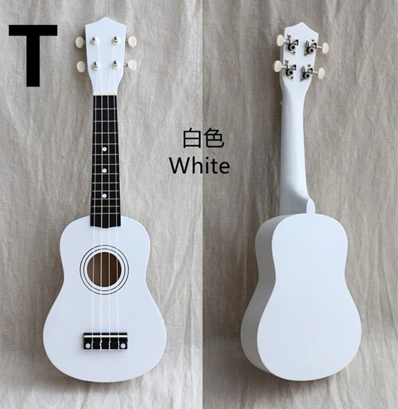 SevenAngel укулеле сопрано 21 дюйма Белый, T