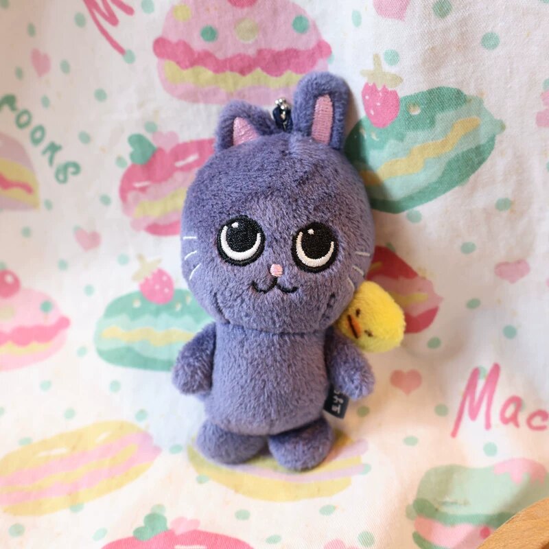 Плюшевый брелок RIIZE Jotaro на подставке, Dragon Stone, Rabbit Cat, Chestnut Button, 8cm шт. в наличии [8 см кролик,