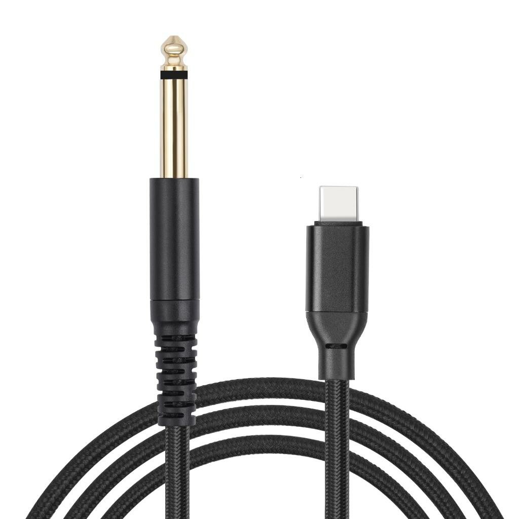 USB Type-C — 6,35 мм, кабель для записи инструментов, 2m