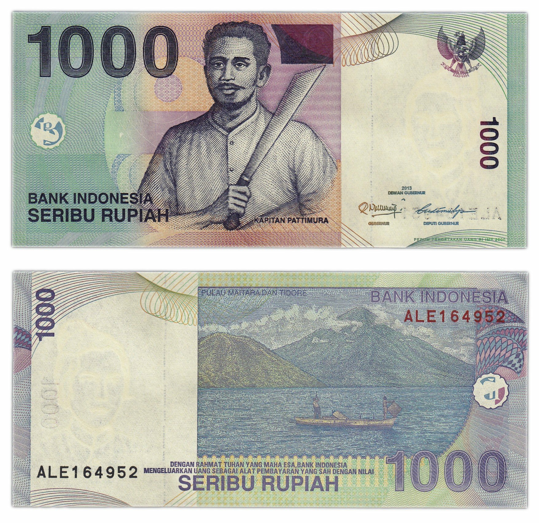 Индонезия 1000 рупий 2013 год Pick 141m