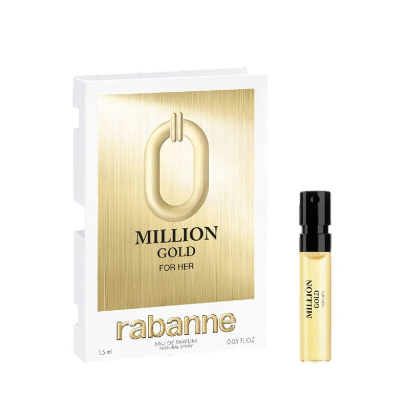 Парфюмерная вода Paco Rabanne Million Gold For Her миниатюра 1.5 мл / Пробник духов Пако Рабан Миллион Голд Фор Хёр