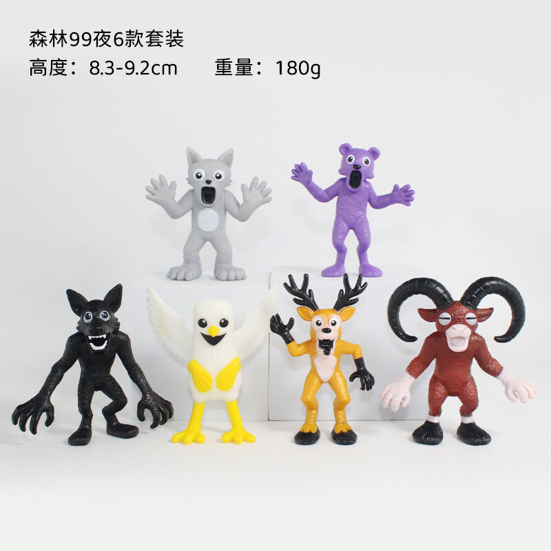 Новая фигурка из плюша "99 ночей в лесу" олень и сова, модель для виртуальных игр, украшение