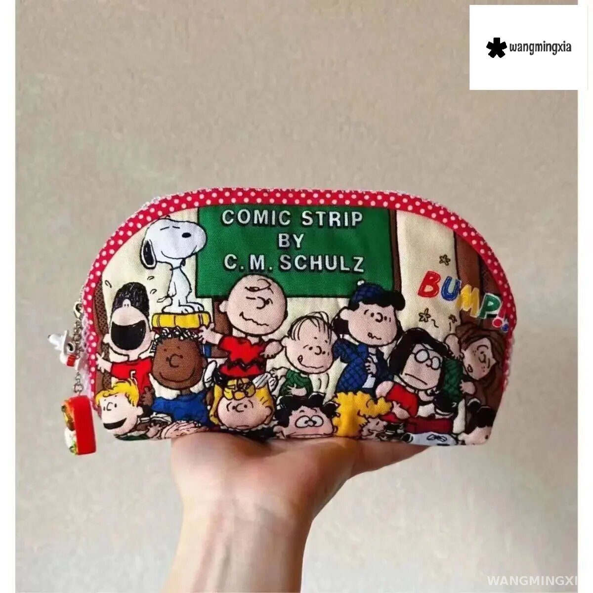 Стильная сумка Miniso Snoopy для школьных принадлежностей, популярный аксессуар