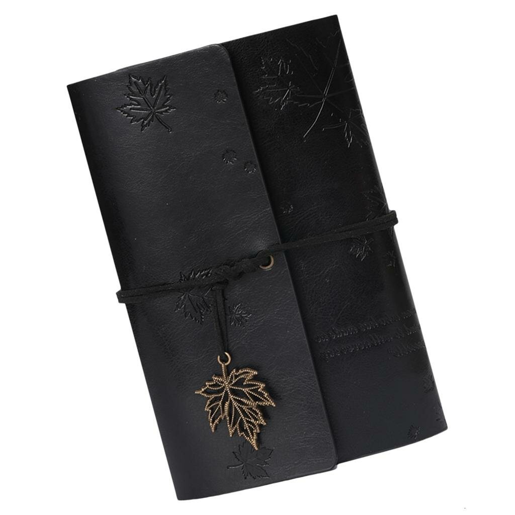 Записная книжка с 6 журналами Ретро-записная книжка для путешествий Maple Leaf Notebook