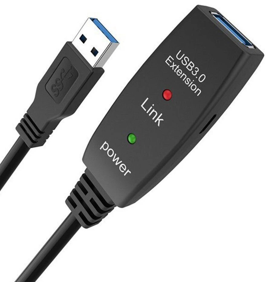 ACU827A-5M / Кабель iOpen USB 3.2 Gen 1 Type-A - USB 3.2 Gen 1 Type-A (вилка - розетка, доп. разъем -