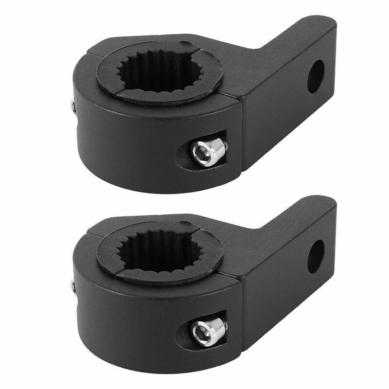 1/2/4 Шт, Крепления Для Светодиодных Фар Мотоцикла, Противотуманные Фары, Комплект Black-2Pcs