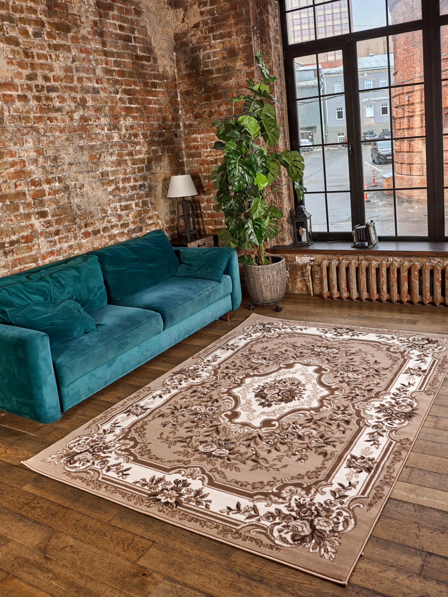 Ковёр ворсовый, комнатный, классический. "Лейла де люкс" 180х260 см. Гипоаллергенный, 100% экологичный.