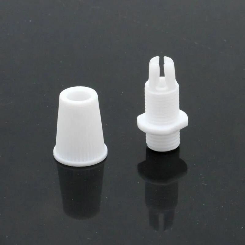 007 ,20 шт/партия, Цанговый зажим для провода светильника, кабельный зажим пластиковый, резьба наружная М10х1