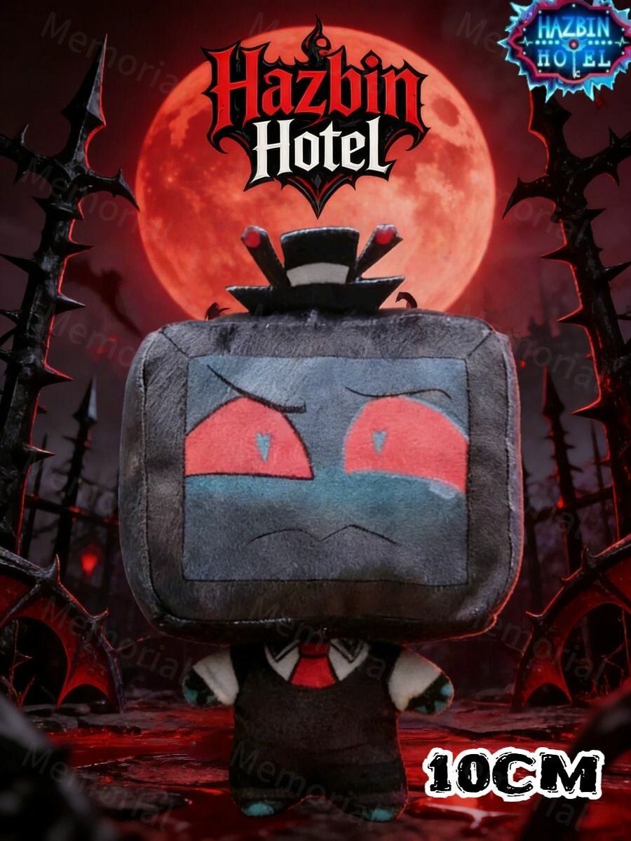 Мини-версия мягкой игрушки Вокс из Отеля Хазбин / Hazbin Hotel Vox