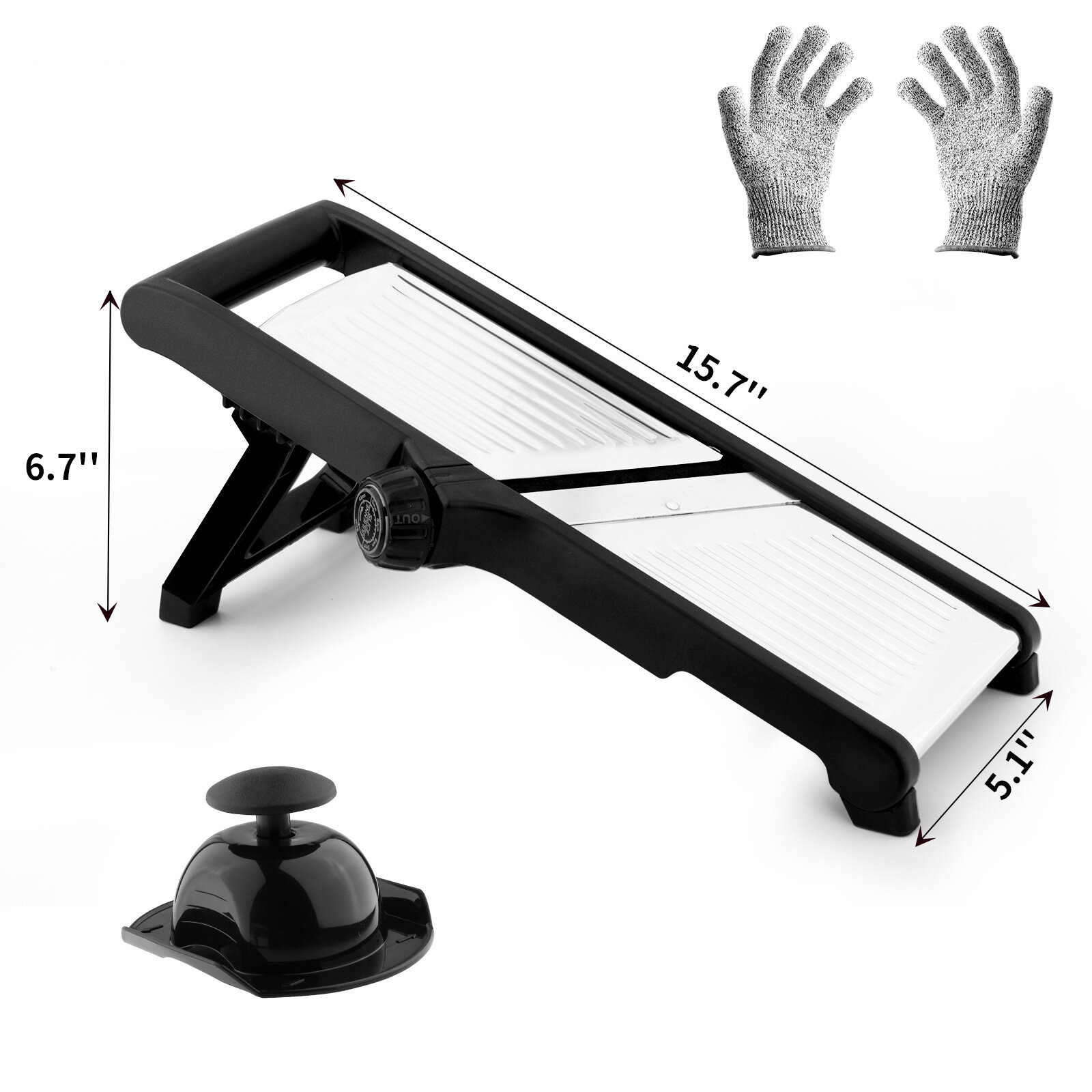 Регулируемая мандолина для нарезки, кухонная мандолина, овощерезка и шредер