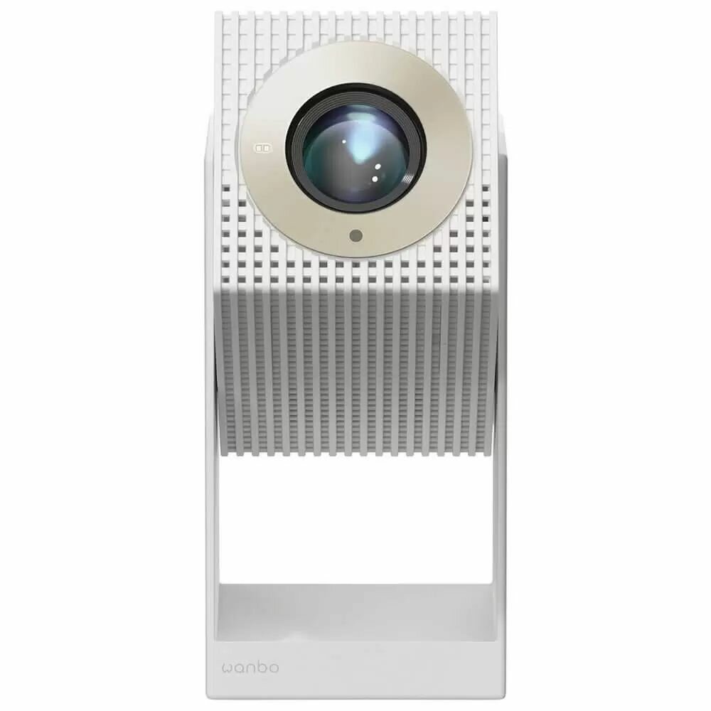 Проектор Wanbo "Cube 2 Pro", белый, встроенный динамик, пульт ДУ — фото 1