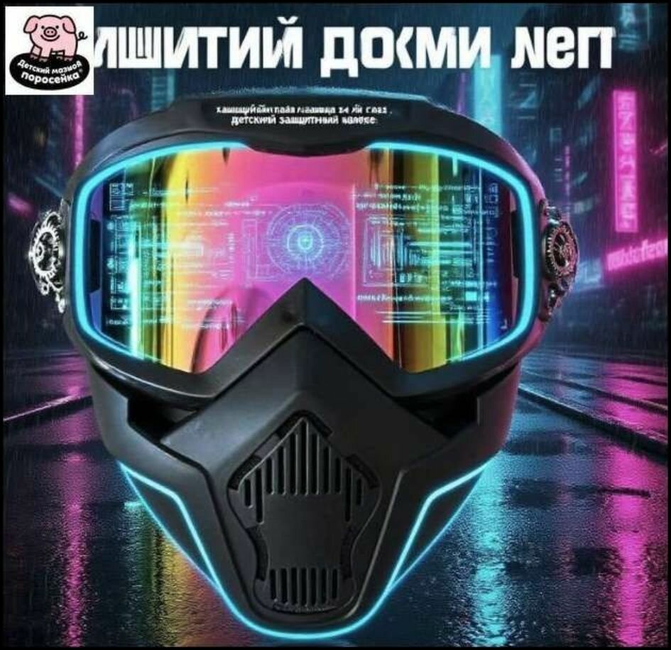 Защитная маска Nerf со съемными панелями, регулируемый шлем для страйкбола, защита глаз, детское лицо, съемная конструкция11