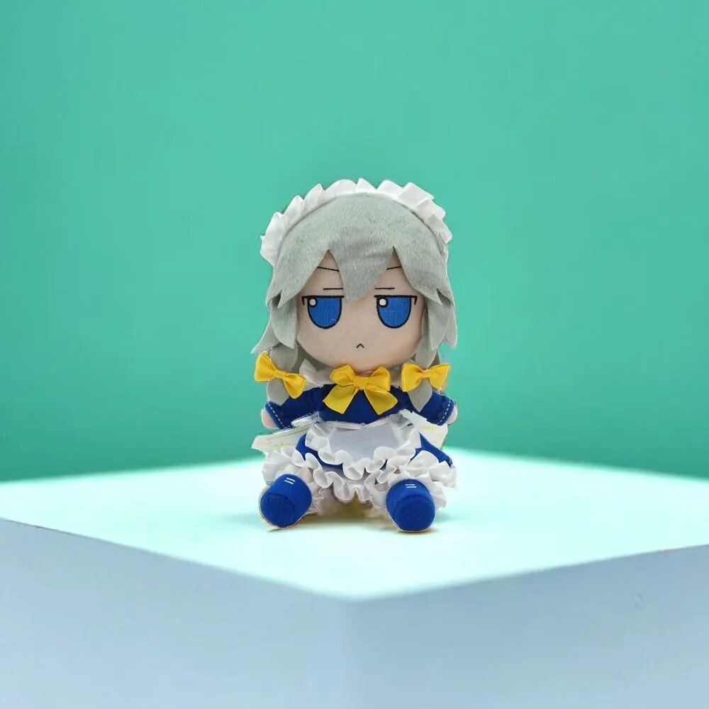 Аниме Мягкие Игрушки TouHou Project Fumo Izayoi Sakuya / Сакуя Изаёи Игрушка Антистресс 20 CM