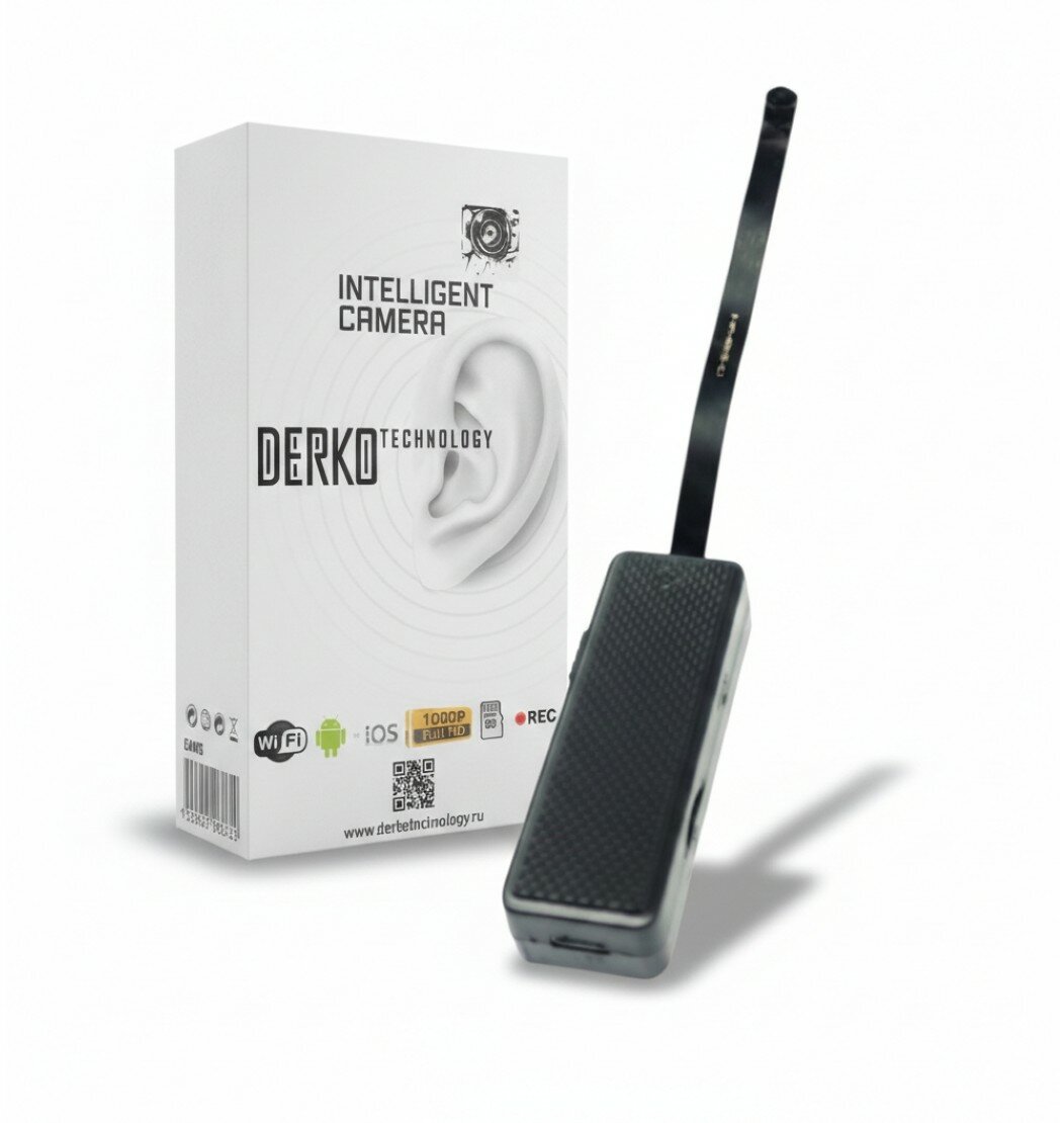 Wi-Fi микрокамера D900 2MP Full HD откалибрована для чёткого считывания текста с листа бумаги и с монитора компьютера