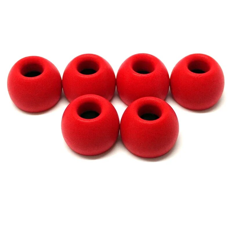Амбушюры AnjiRui для наушников Fiio FH3 memory foam 4,9 мм 3 пары S, Red