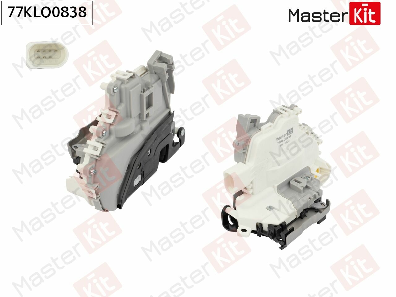 Замок передней левой двери Audi A4 8K2 B8/Q7 4LB 2006 - 2016 - MasterKit 77KLO0838