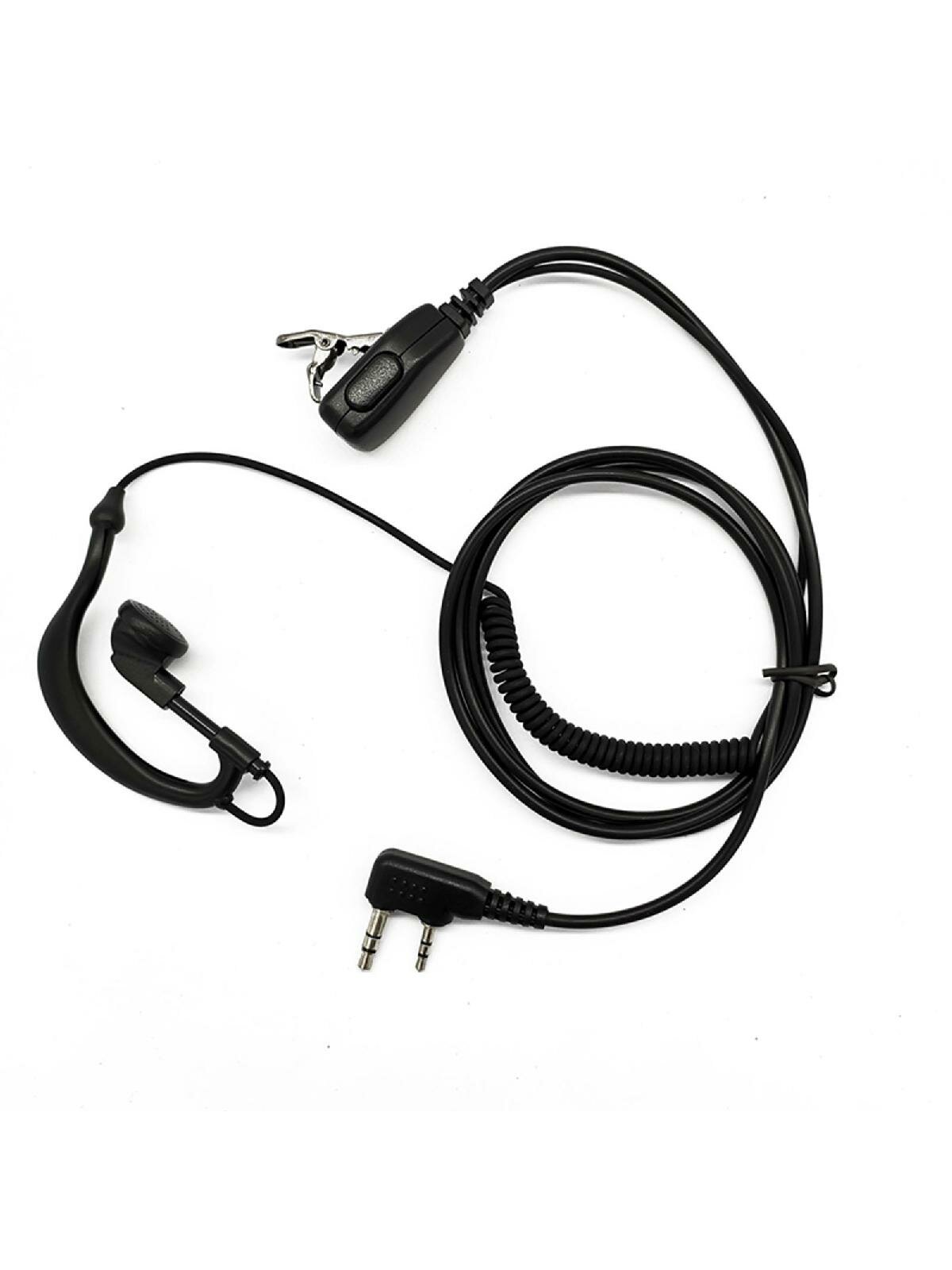 Гарнитура с микрофоном для рации типа K подходит для Baofeng UV 5R