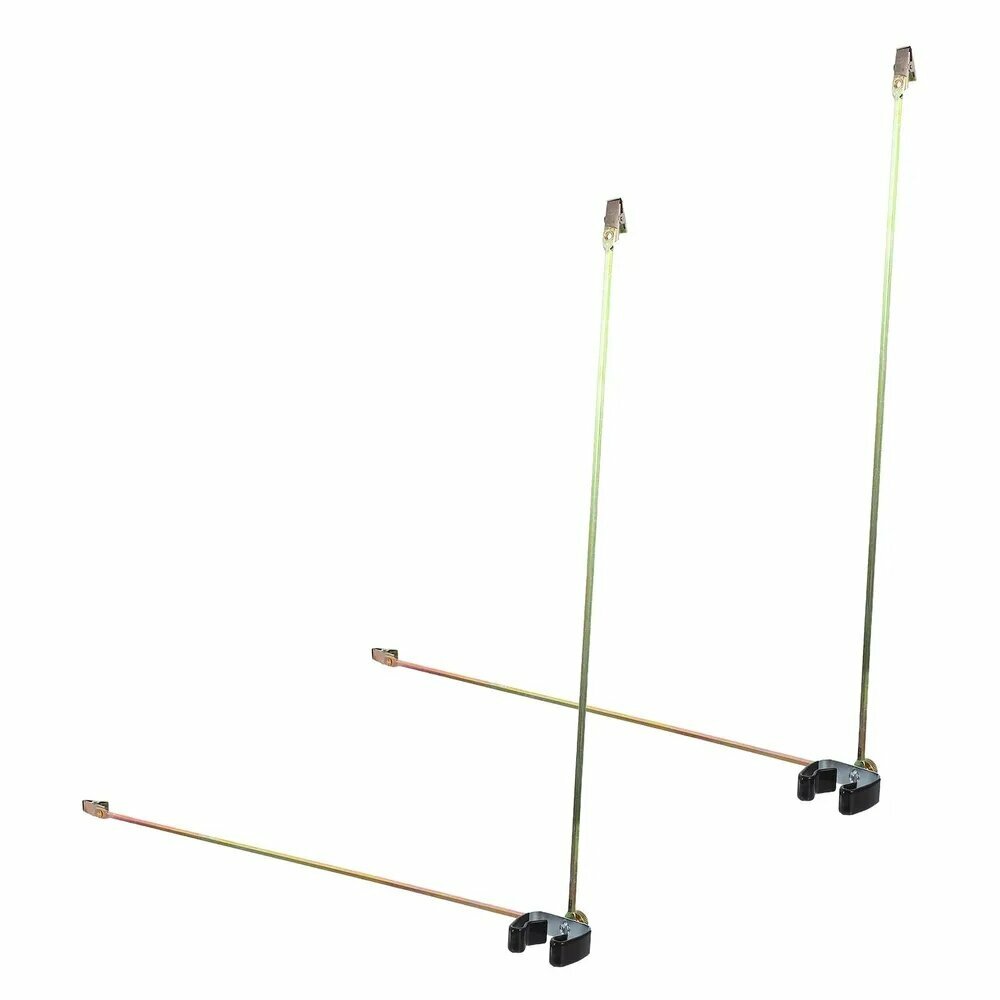 Регулируемый флагшток металлический с пластиковыми элементами, держатель флага для демонстрации