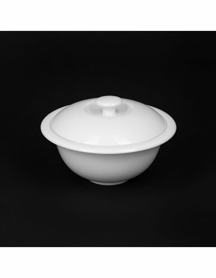 Мисосупница с крышкой LY S Horeca, фарфор, 400 мл